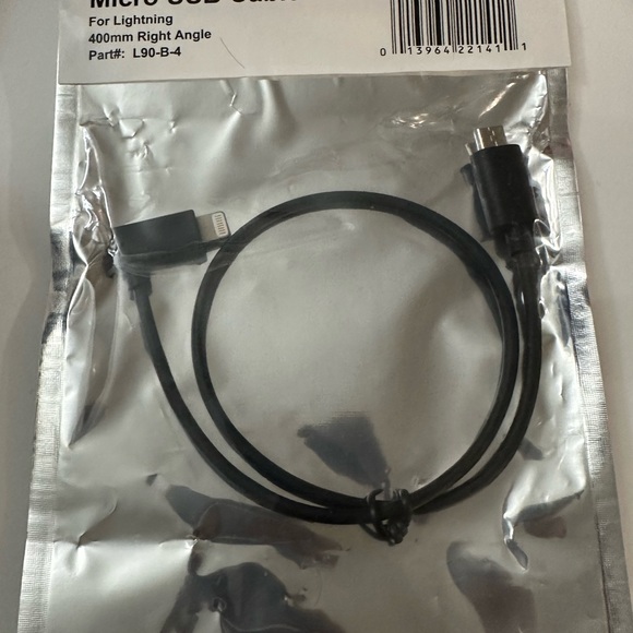 Redpark Other Redpark Micro Usb Cable For Lightning 40mm Right Angle Partl90b4 Poshmark